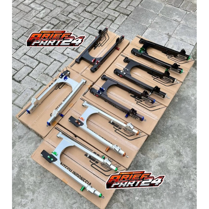 Jual SWING ARM AITECH FIZ R F1ZR AREM FORCE ONE STD AITECH HITAM SILVER ...
