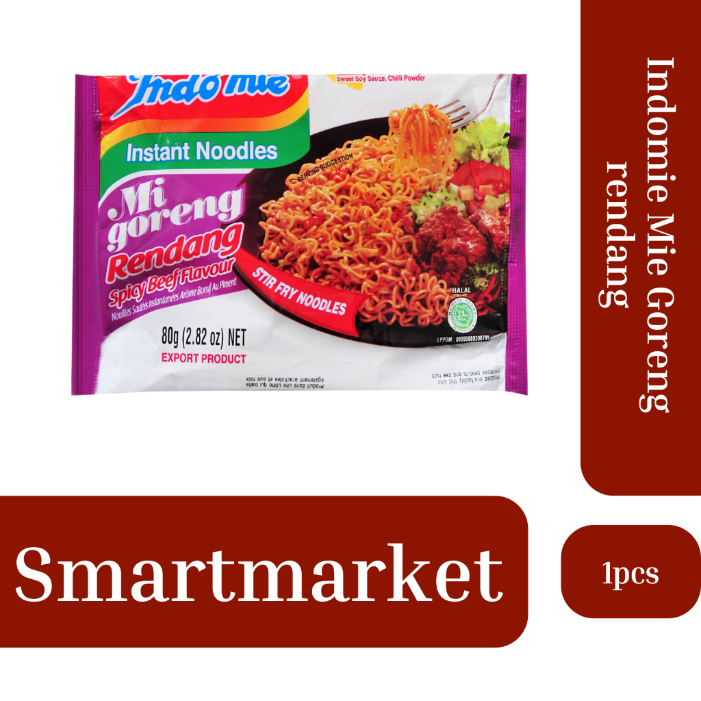 Jual Indomie Goreng Rendang I kemasan 1 Pcs I 100%Original | Shopee ...