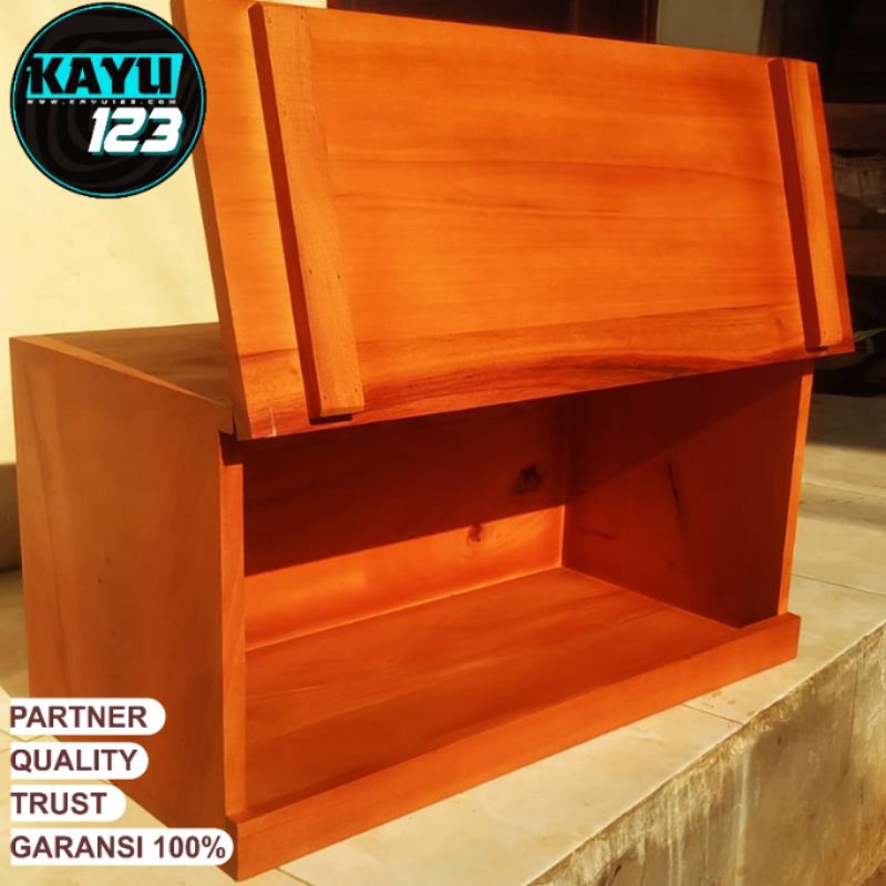 Jual Box Kayu 60x50x40 cm Crate Tempat Penyimpanan Serbaguna | Shopee ...