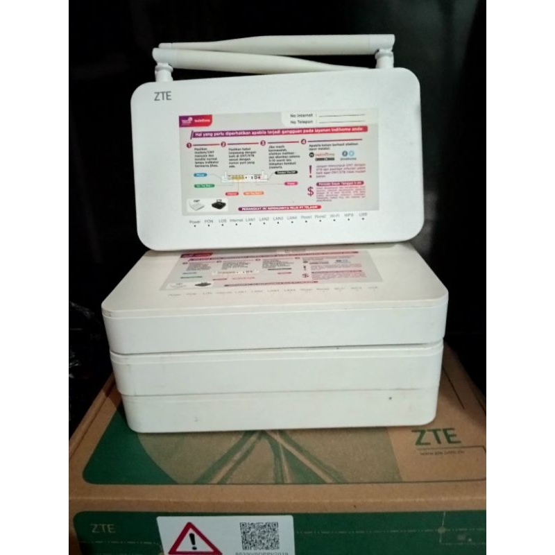 Jual GPON ONT ZTE F609 V3 Port Biru + adaptor | Shopee Indonesia