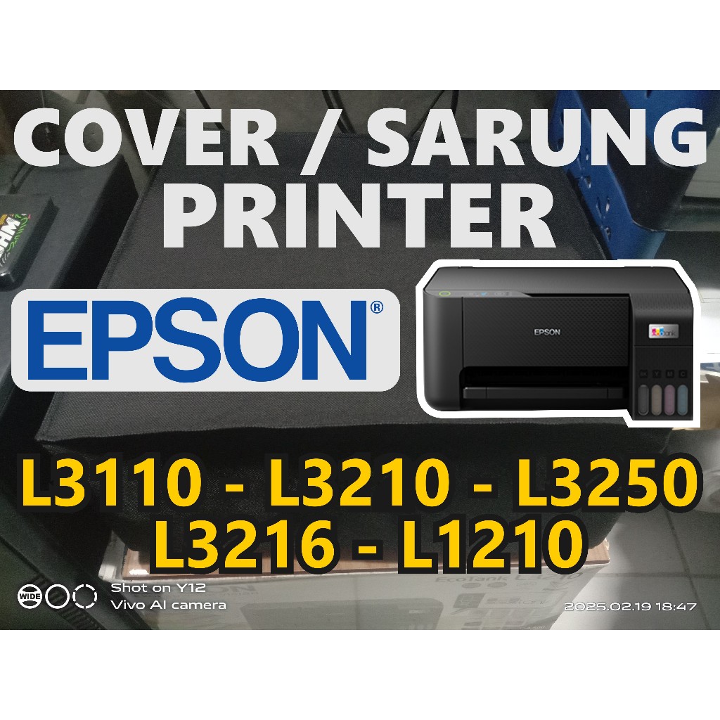 Jual Cover Printer sarung penutup printer EPSON L3210 kain spundbond ...
