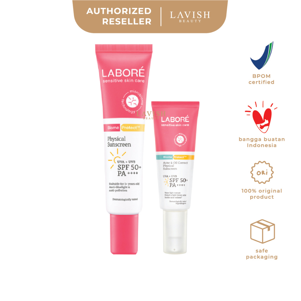 Jual LABORE BiomeProtect Physical Sunscreen SPF 50+ PA++++ | Shopee ...