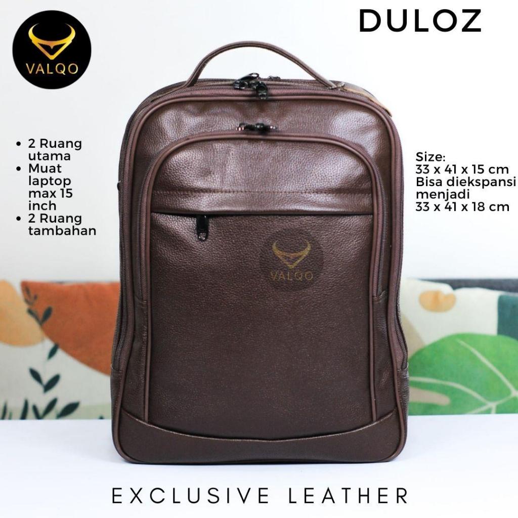 Jual Tas Ransel Kulit Sapi Asli DULOZ Punggung Rangsel Laptop Kerja ...