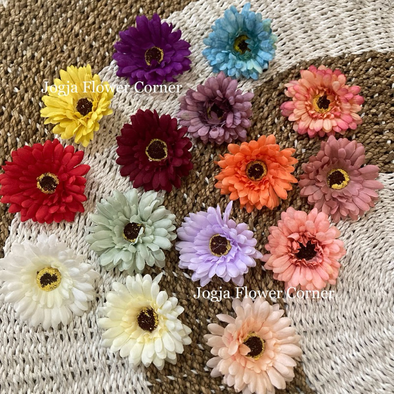 Jual Kelopak Bunga Garbera Daisy Aster artificial Transvaal Daisy ...