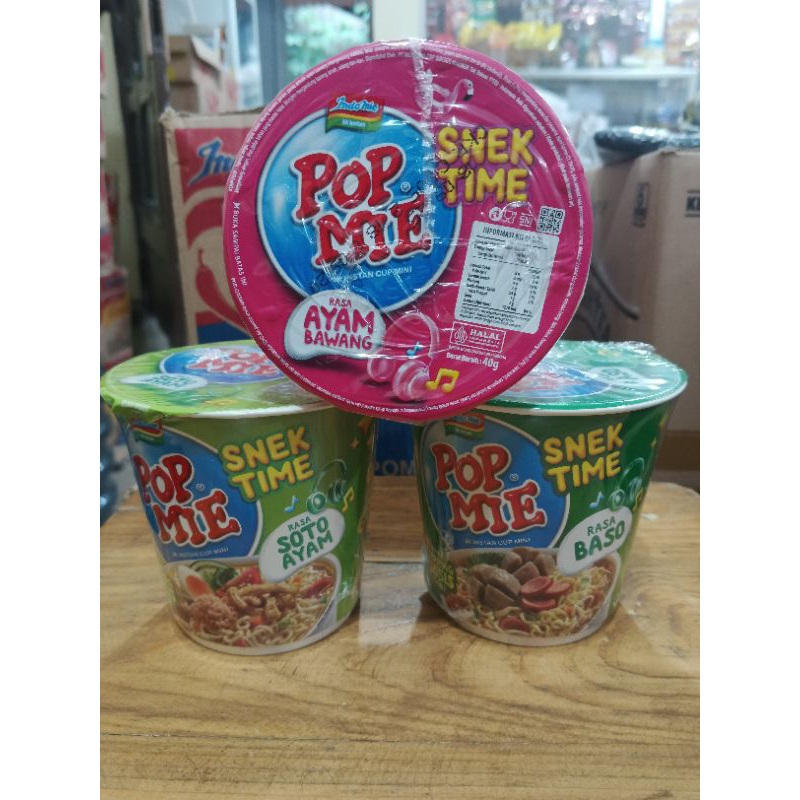 Jual Pop Mie Snek Time 35 Gram Semua Rasa - Satuan | Shopee Indonesia