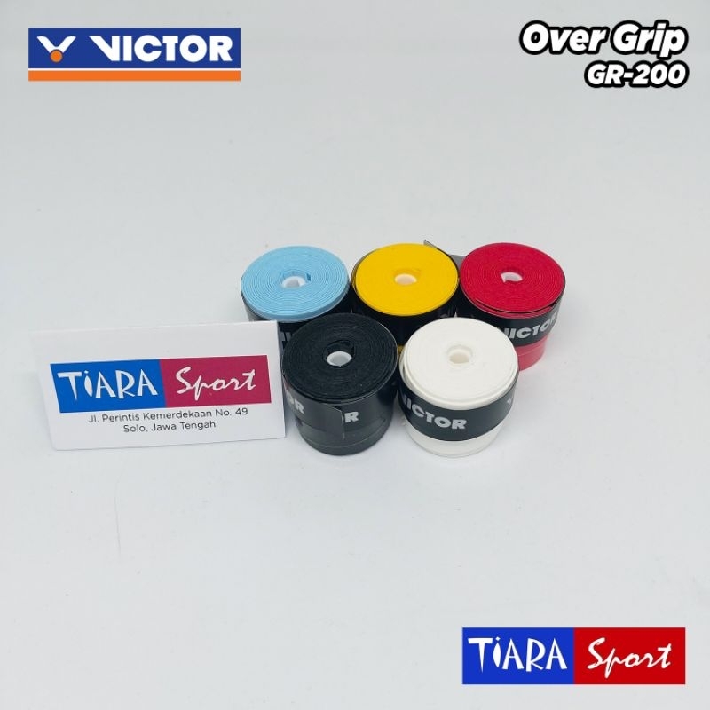 Jual Grip Karet VICTOR GR 200 - Badminton Overgrip GR200 | Shopee Indonesia