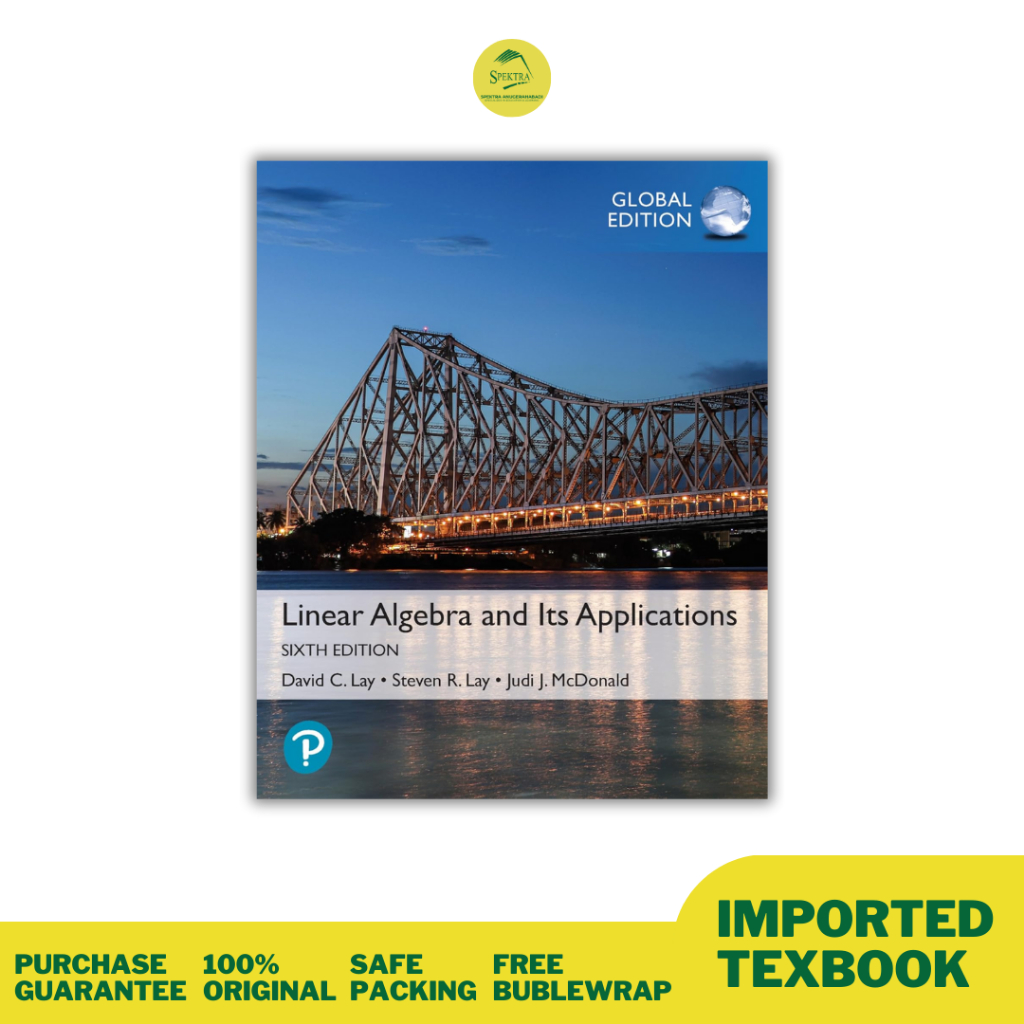 Jual Buku Linear Algebra and Its Applications 6th Edisi 9781292351216 ...