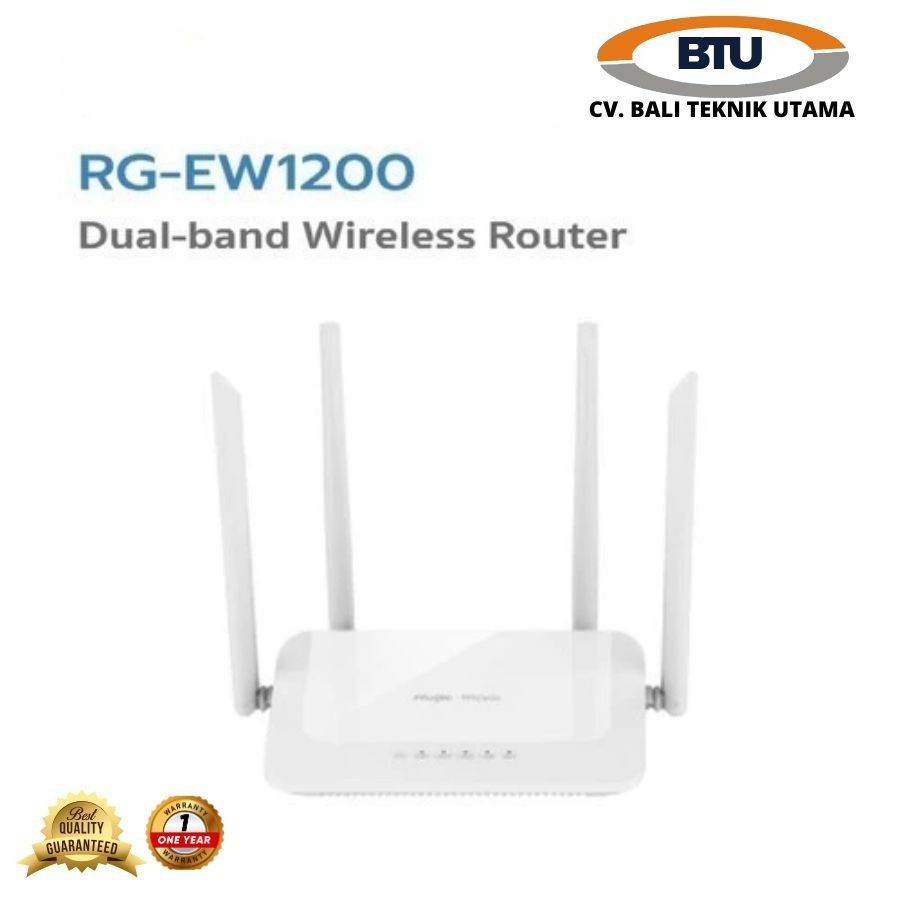 Jual Ruijie Reyee RG-EW1200 1200M Dual-band router wireless EW1200 ...