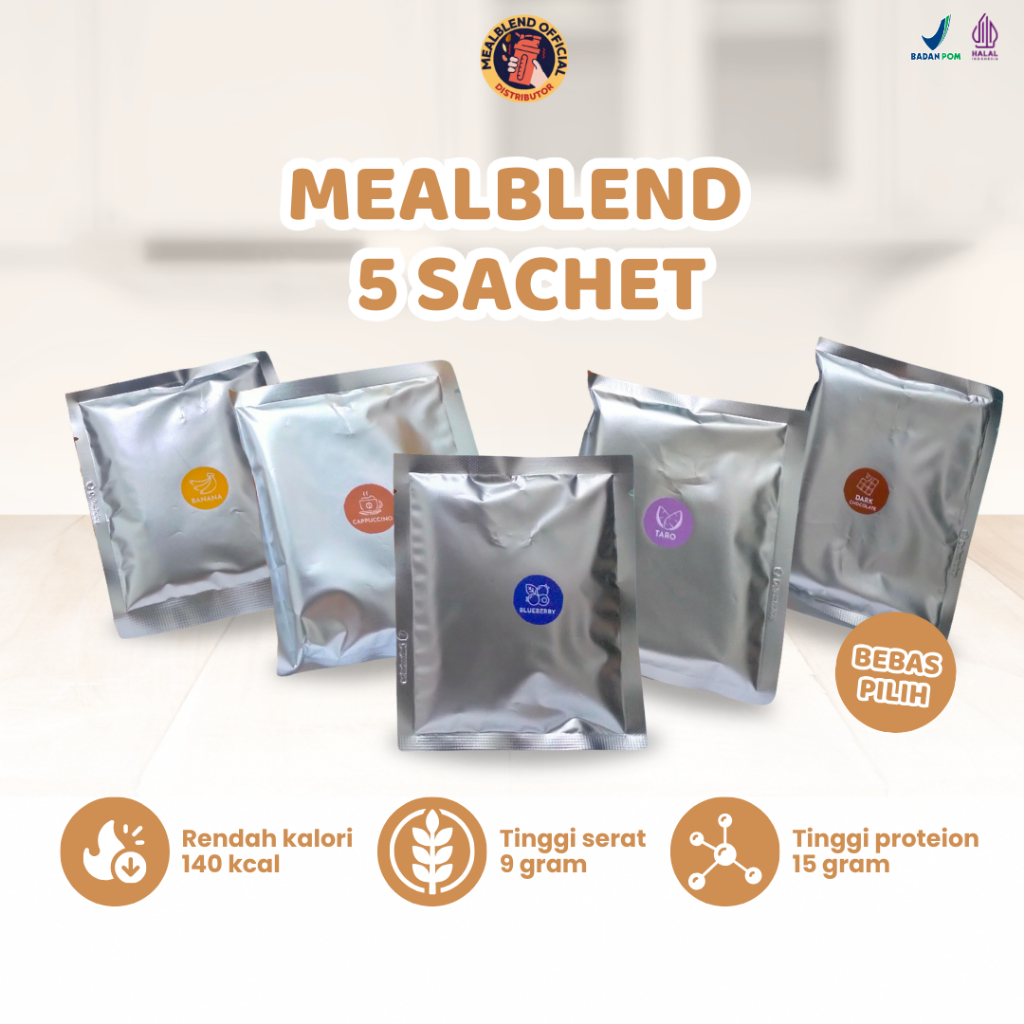 Jual Multigrain Spencer Mealblend Trial 5 Sachet Minuman Diet Fiber ...