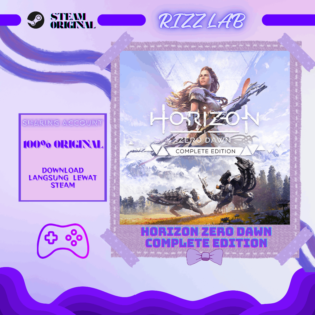 Jual Horizon Zero Dawn Complete Edition PC original Steam guard | Shopee Indonesia