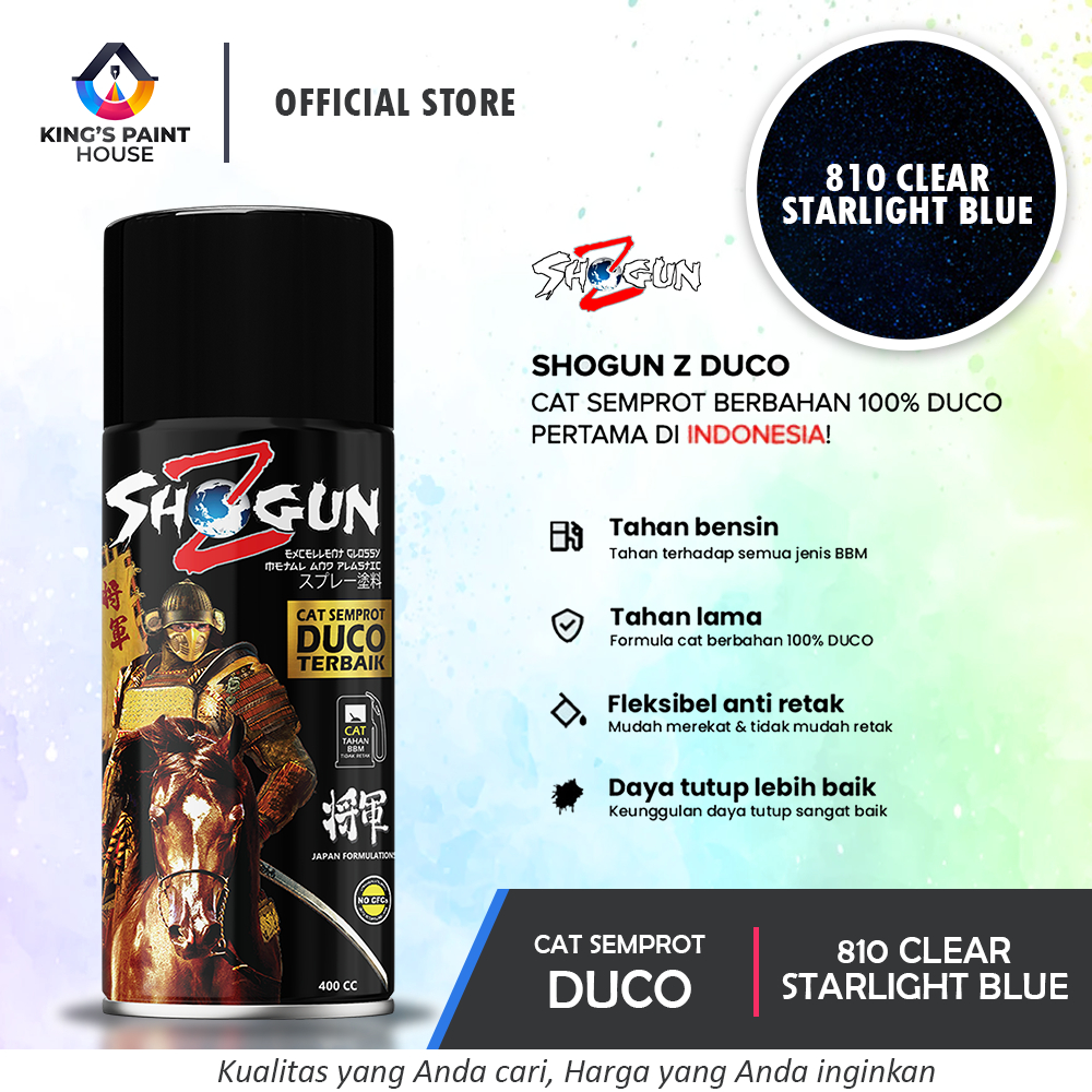 Jual CAT PILOX Shogun Z Clear Starlight Blue 810 400cc - Cat Semprot ...
