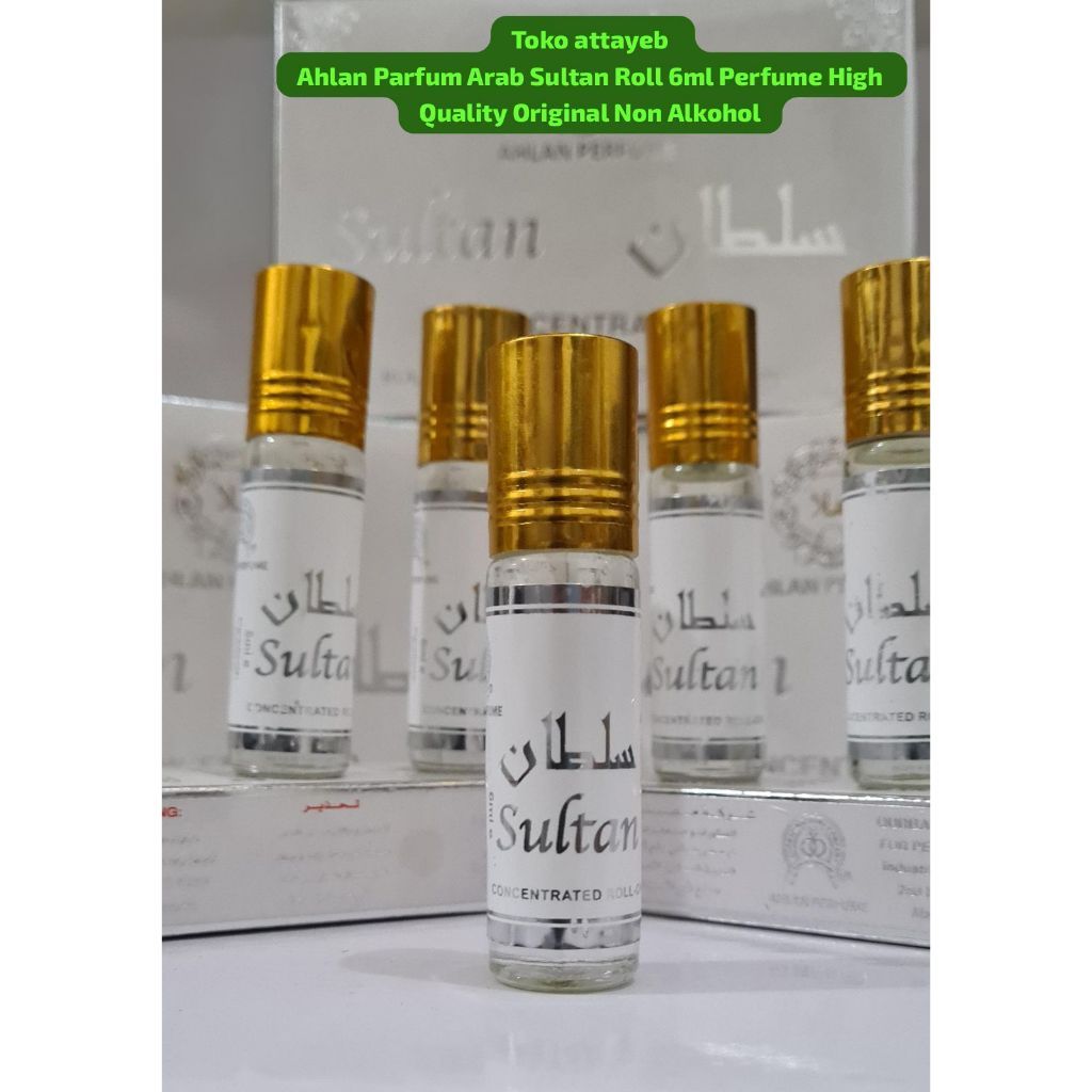 Jual Ahlan Parfum Arab Sultan Roll 6ml Parfum Original Non Alkohol ...