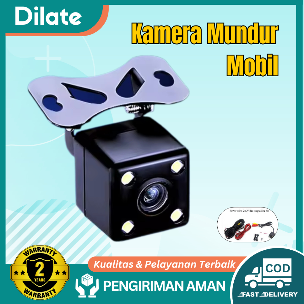 Jual Kamera Mundur 4LED Tempat Parkir Universal Kamera Mundur dengan Kamera Belakang Mobil LED ...