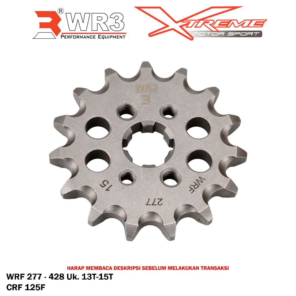 Jual Gear Depan WR3 KTM Duke RC 200 250 Adventure 390 / CRF 250 Rally ...