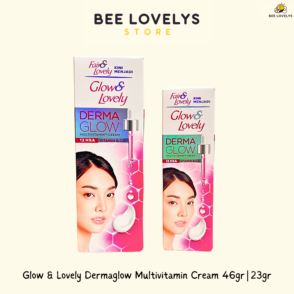 Jual GLOW & LOVELY Dermaglow Multivitamin Cream 46gr | 23gr | Shopee ...