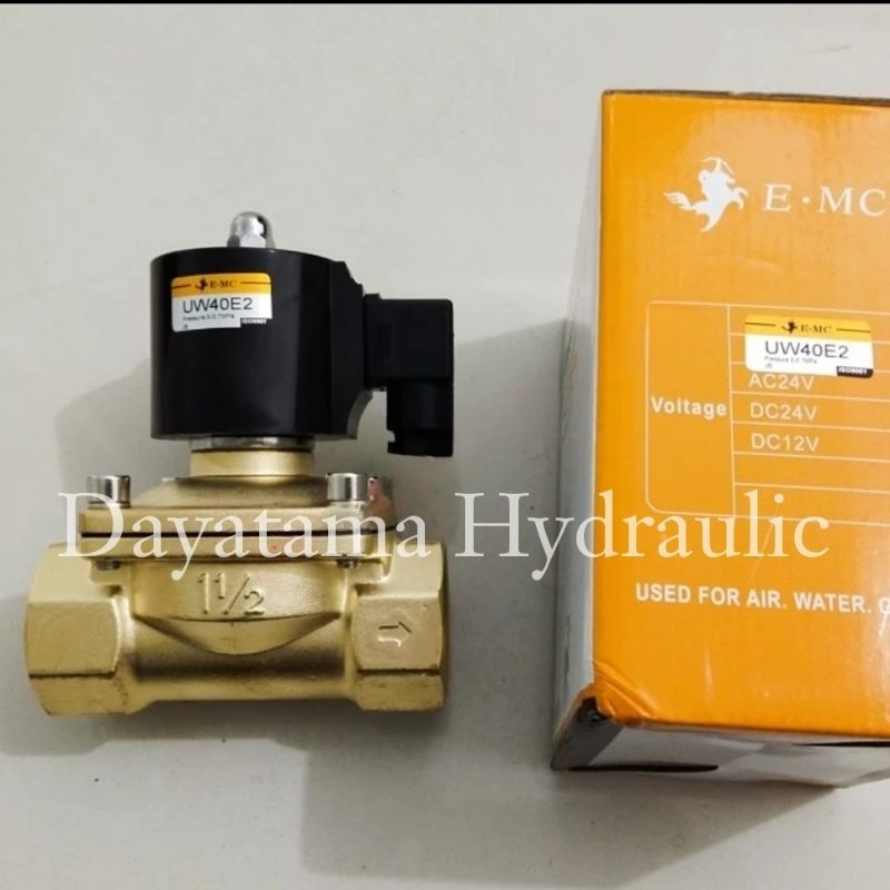 Jual EMC UW-35 SOLENOID VALVE 2 WAY DRAT 1.1/4" INCH DN35 NORMAL CLOSE / SOLENOID VALVE DRAT 1.1 ...