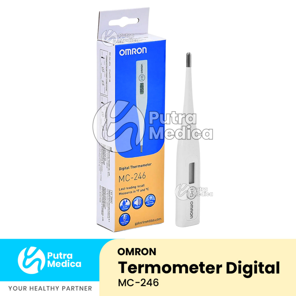 Jual Omron Termometer Digital MC-246 Ujung Kaku / Thermometer Temp ...
