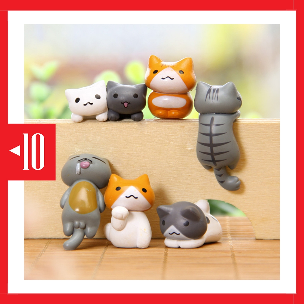 Jual FM01 figure miniatur mini varian acak cat kucing lucu pajangan ...