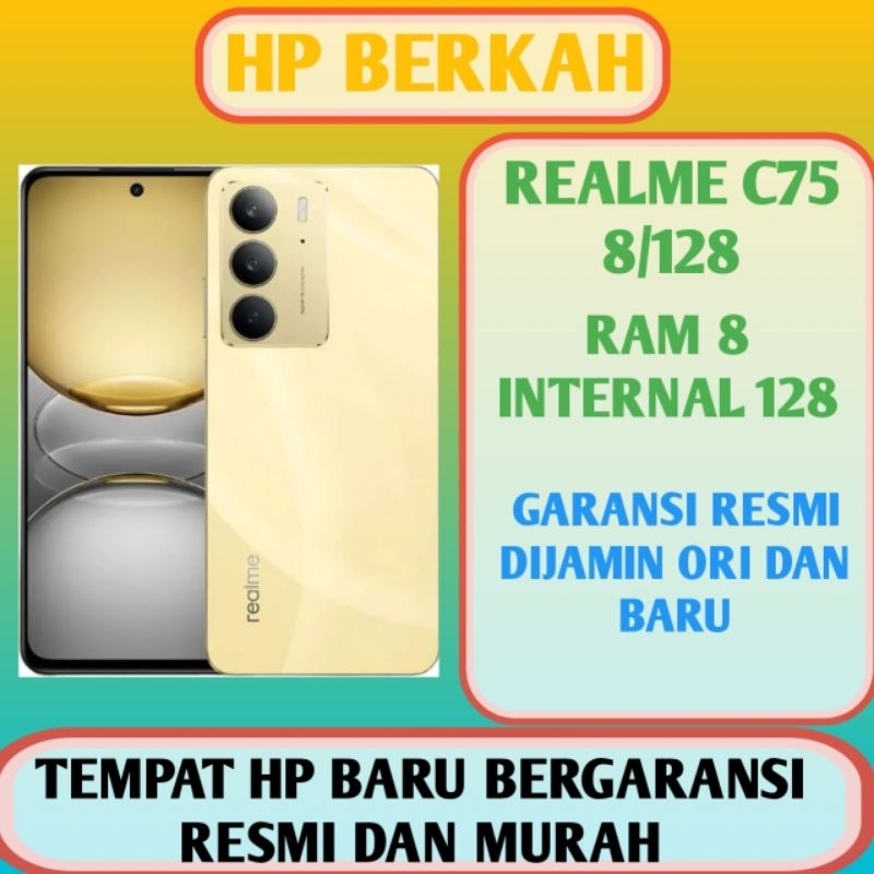 Jual realme c75 8/128 garansi resmi segel new bnib | Shopee Indonesia