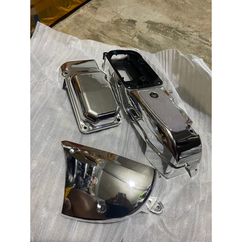 Jual Pelindung Tutup Cover Guard CVT Variasi Motor Mio Sporty crome ...