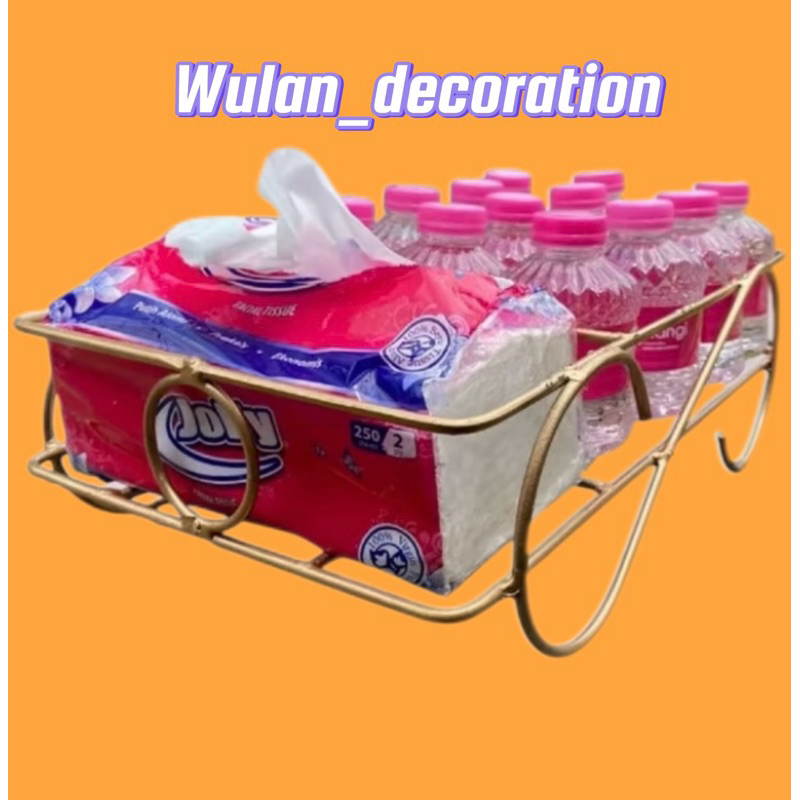Jual RAK BOTOL MINUMAN KEMASAN / rak wadah botol minum dan tisu JUMBO ...