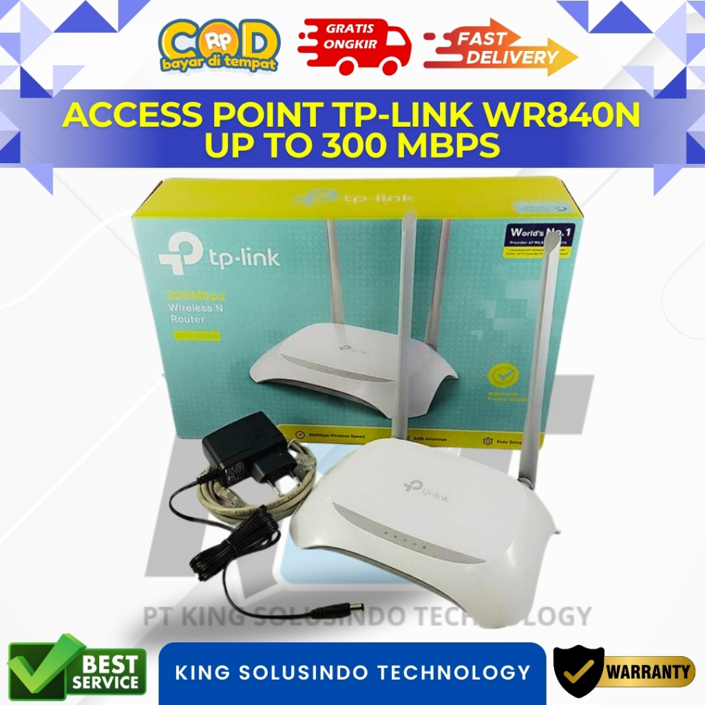 Jual TP-Link WR840N Access Point Router 300 Mbps | Shopee Indonesia