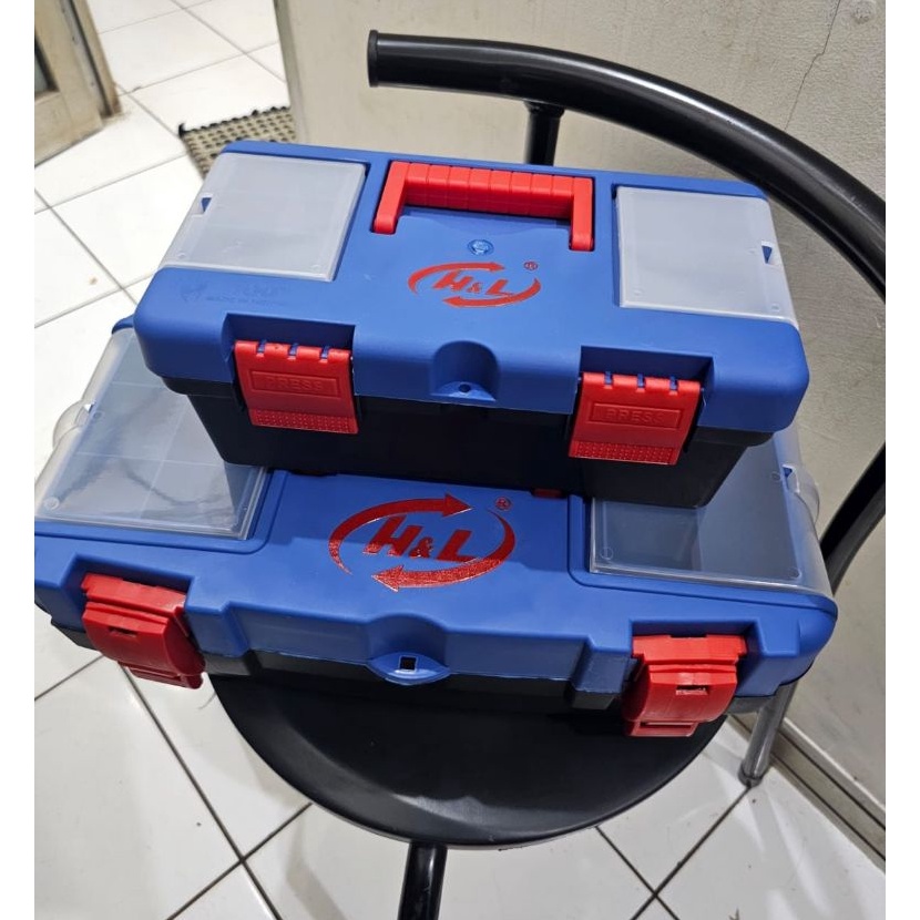 Jual HJ6 HL Tool box M 12 Inch Kotak Perkakaskotak alat multifungsi ...