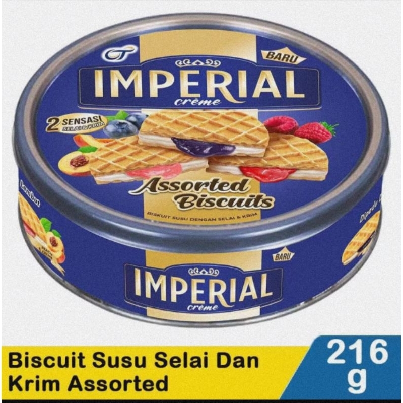 Jual Imperial Cream Biskuit Blueberry & Cream 216 Gram | Shopee Indonesia