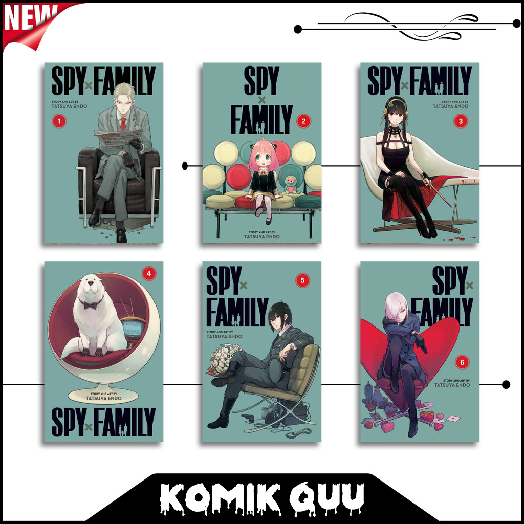 Jual Komik Manga Spy x Family Vol.1-14 by Tatsuya Endo Bahasa Indonesia ...