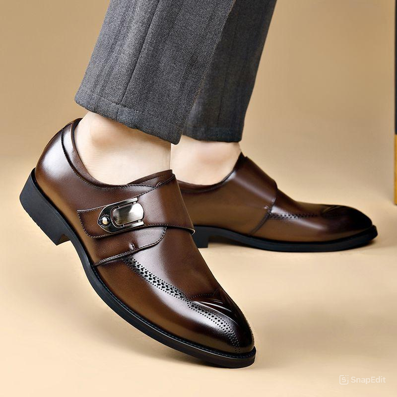 Jual Sepatu formal pria kerja bahan lembut dan mengkilap | Shopee Indonesia