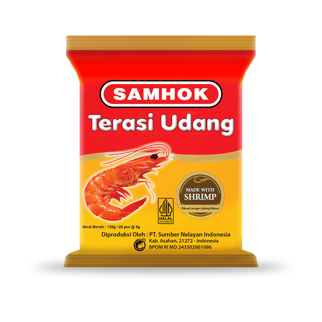 Jual TERASI SAMHOK SACHET (1PACK isi 20 PCS X 6GR) | Shopee Indonesia
