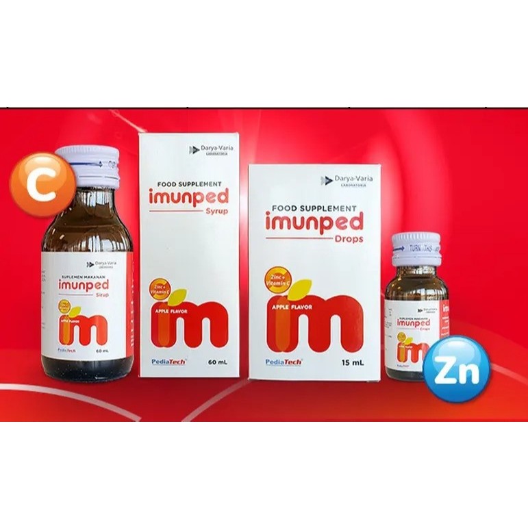 Jual IMUNPED DROP, IMUNPED SIRUP 60 ML DAN 120 ML - VITAMIN DAYA TAHAN ...