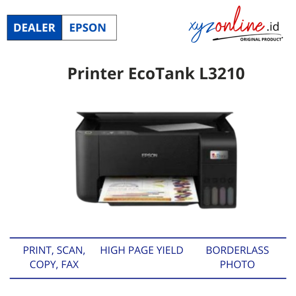 Jual Epson Printer Ecotank L3210 All in One - Print, Scan, Copy | Shopee Indonesia