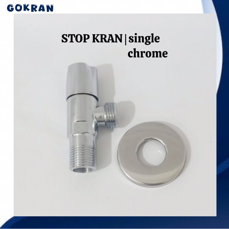 Jual Stop Kran Single Chrome Stop Kran Closet | Shopee Indonesia