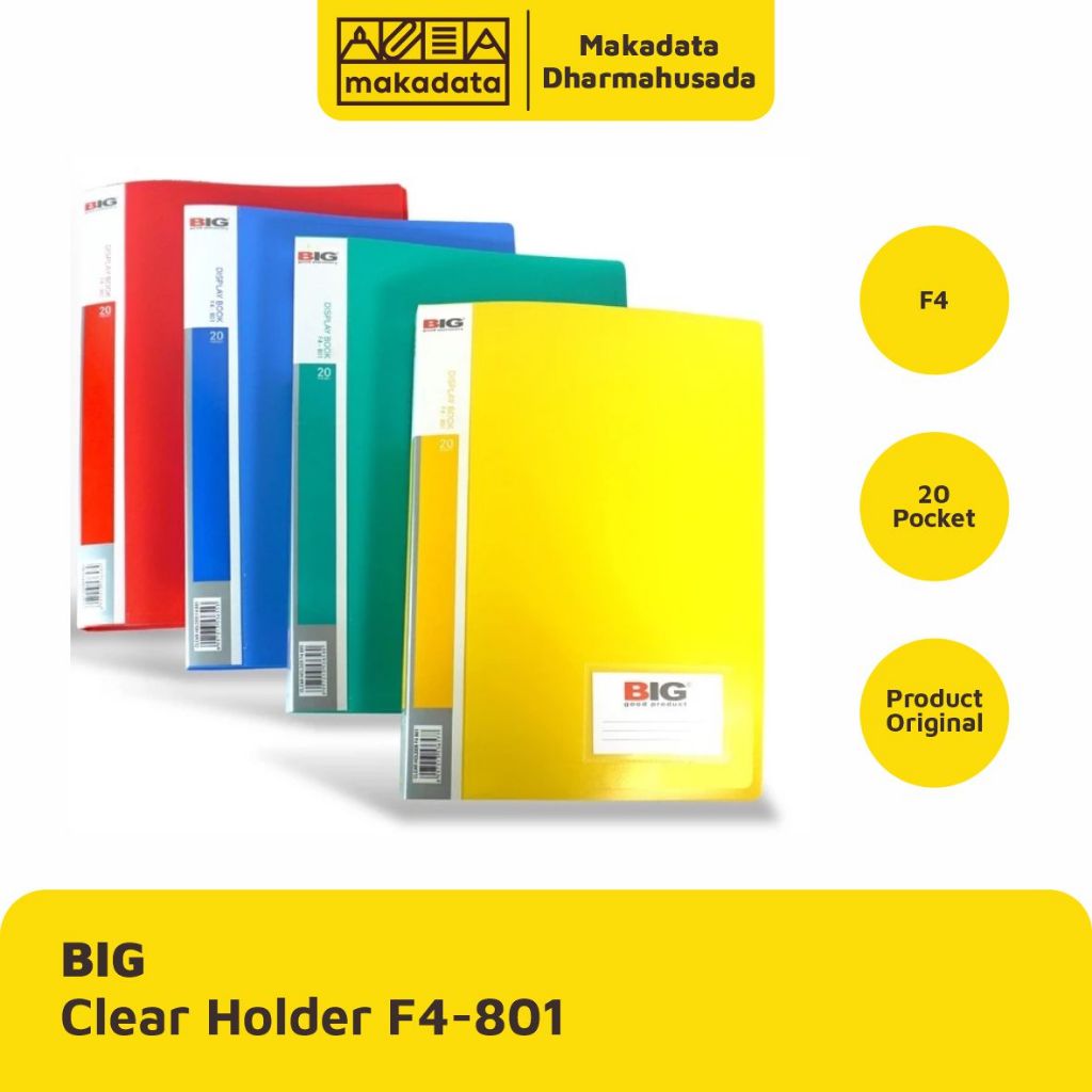 Jual MAP HOLDER | CLEAR HOLDER BIG UKURAN F4 20 POCKET 801 (1PCS ...