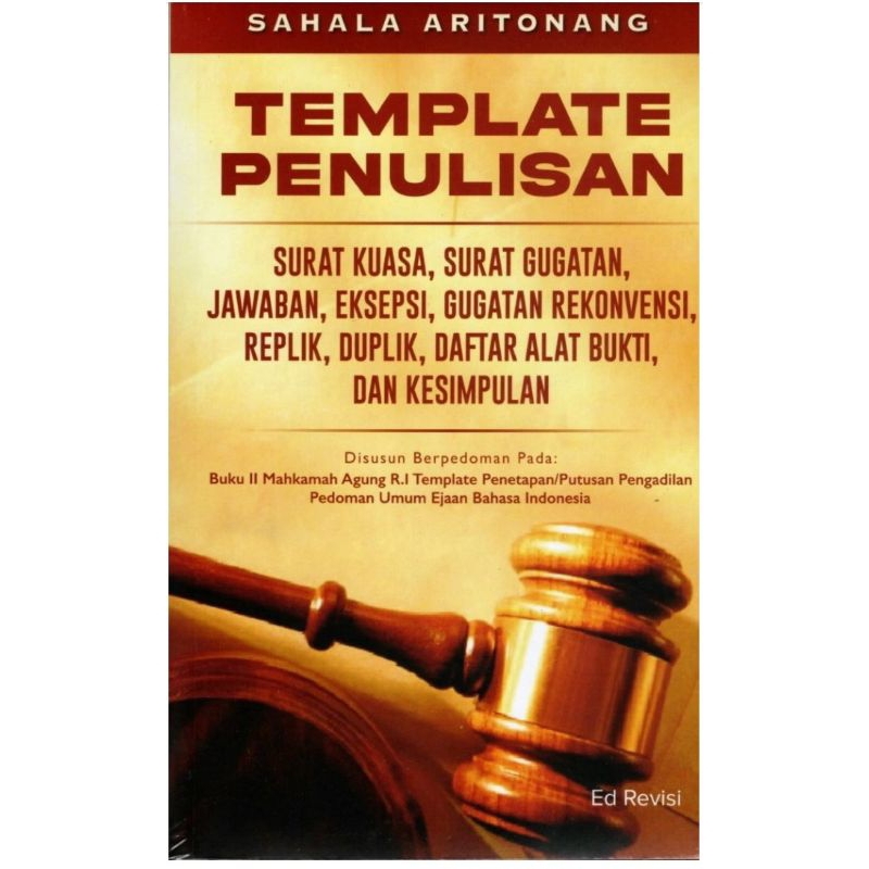 Jual Original TEMPLATE PENULISAN Surat Kuasa Surat Gugatan Jawaban ...