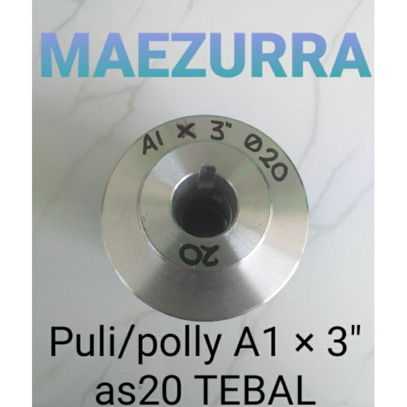 Jual PULI/POLLY A1 × 3" INCHI LUBANG AS 20 mili TEBAL | Shopee Indonesia