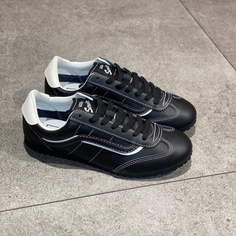 Jual VANS SERIO SUPER LOW PRO LEATHER BLACK | Shopee Indonesia