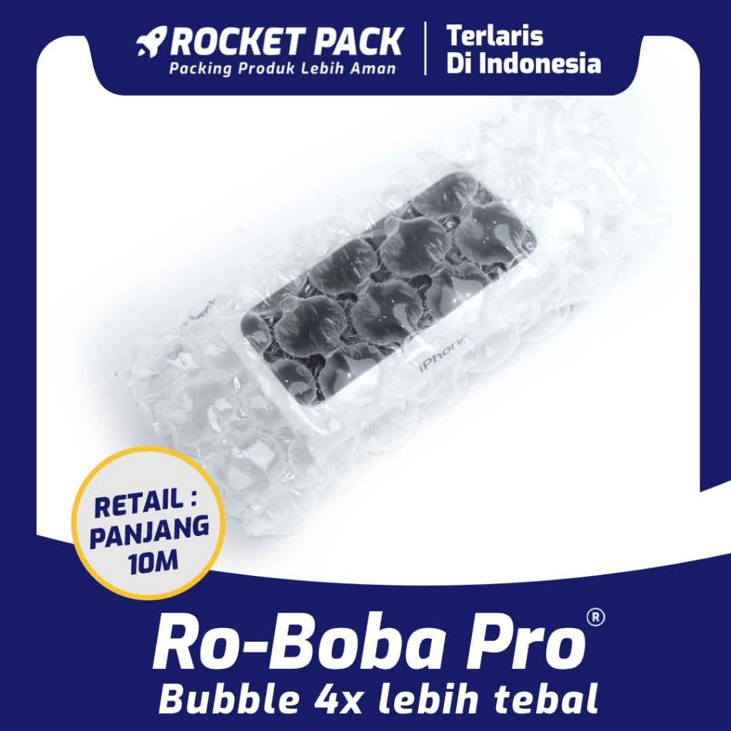 Jual Inflatable Air Bubble Cushion Wrap Ro-Boba Pro 10 Meter Ukuran ...