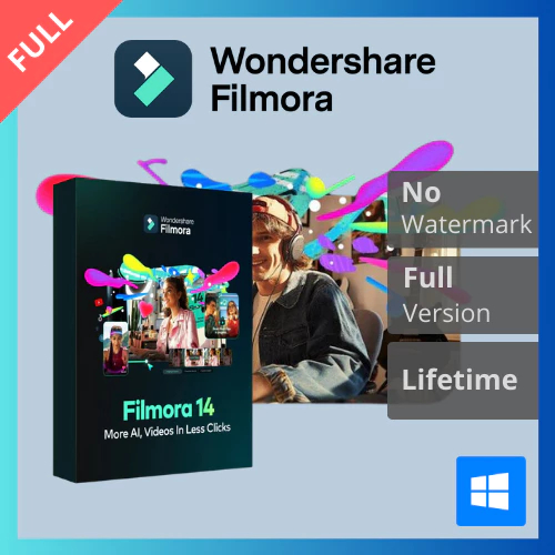 Jual [VIDEO] Filmora 14 Latest 2025 Life Time For Win & McOS (64-Bit ...