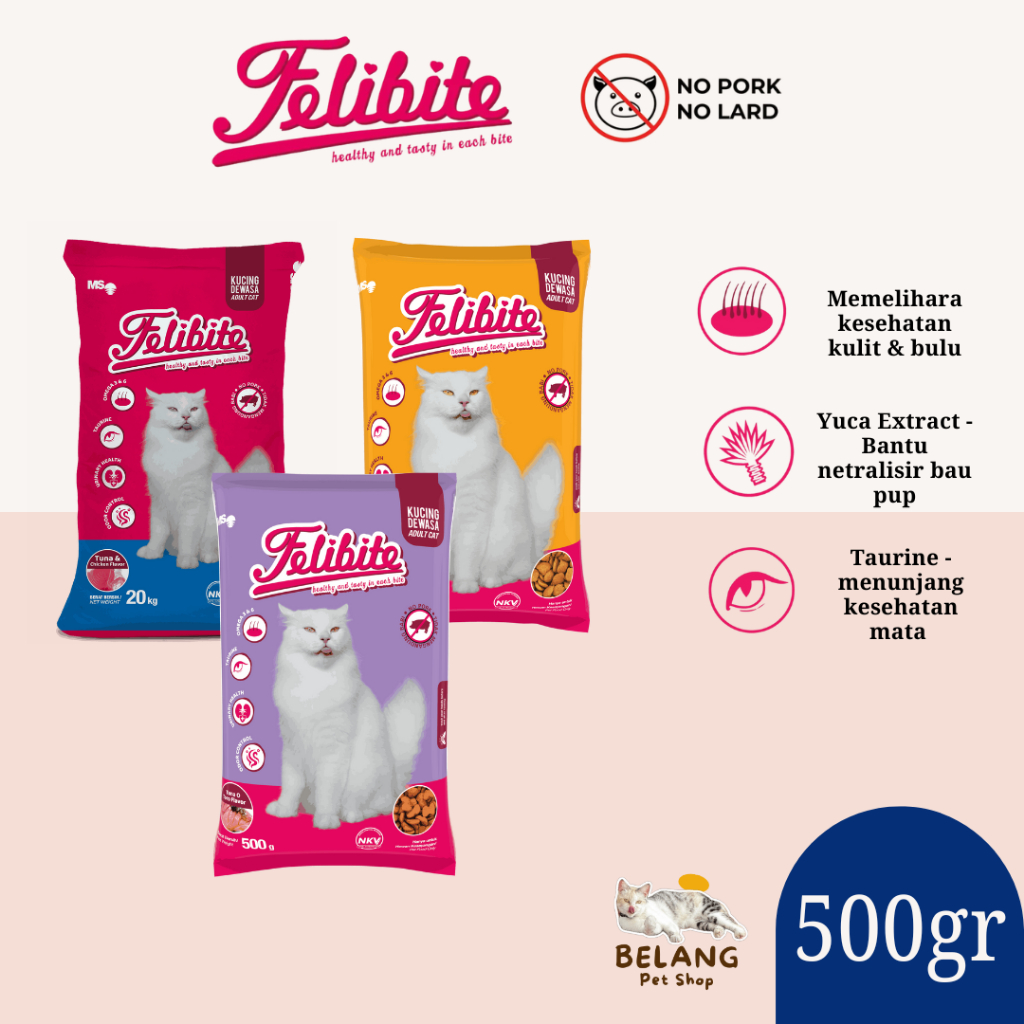Jual Felibite Kucing Dewasa 500gr | Shopee Indonesia