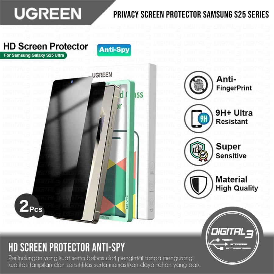 Jual UGREEN HD Privacy Screen Guard Protector 2PCS for Samsung S25 ...