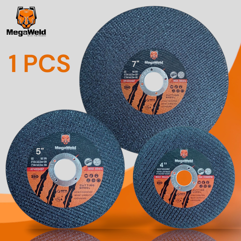 Jual 【VIN】 (1 PCS) 7" CUTTING WHEEL/MATA GERINDA/MATA POTONG MEGAWELD ...