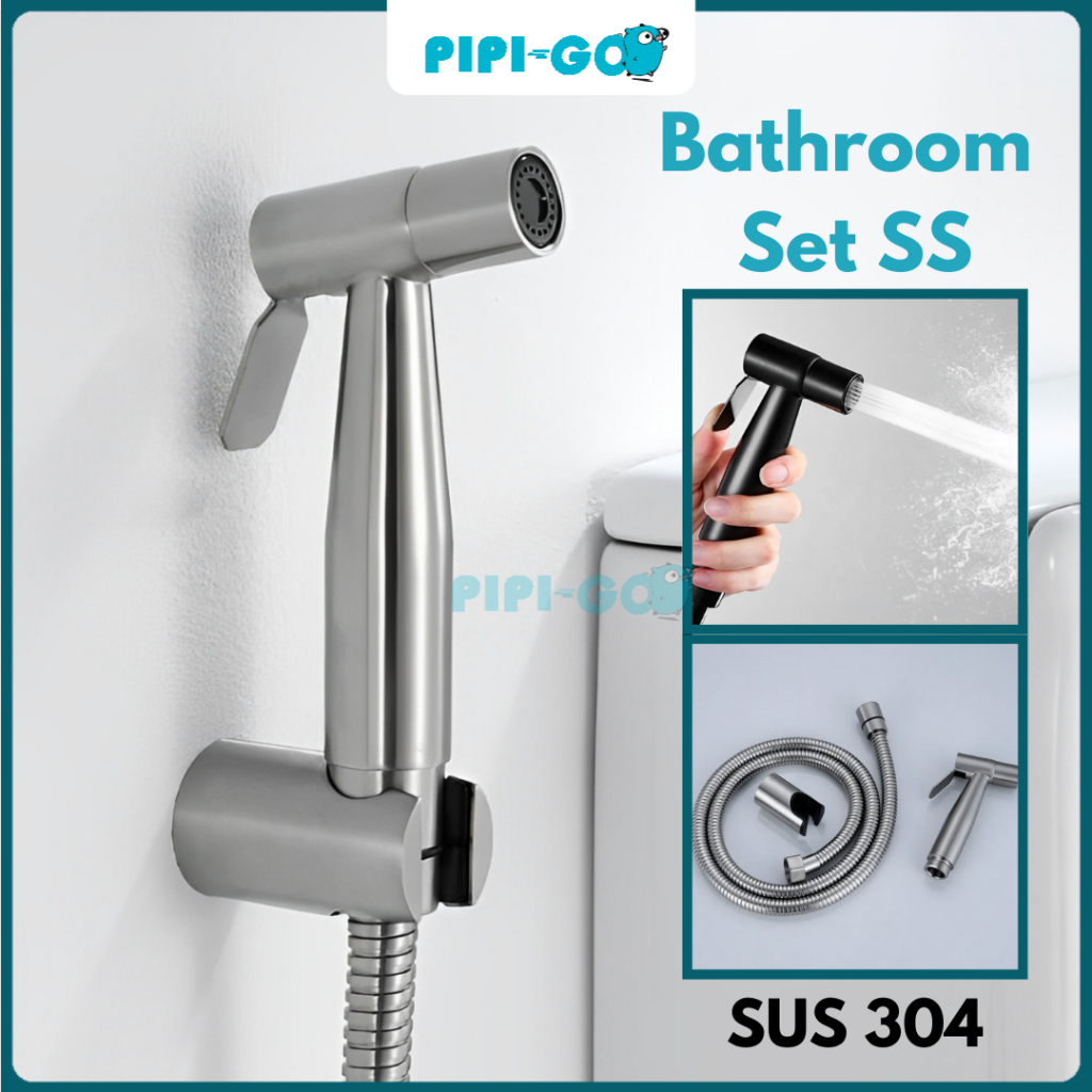 Jual PPG - Jet Shower Jet Spray Set Stainless Steel SUS304 Untuk Kloset ...