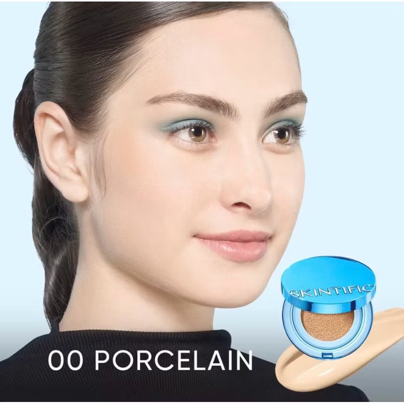 Jual CUSHION BIRU SKINTIFIC | Shopee Indonesia