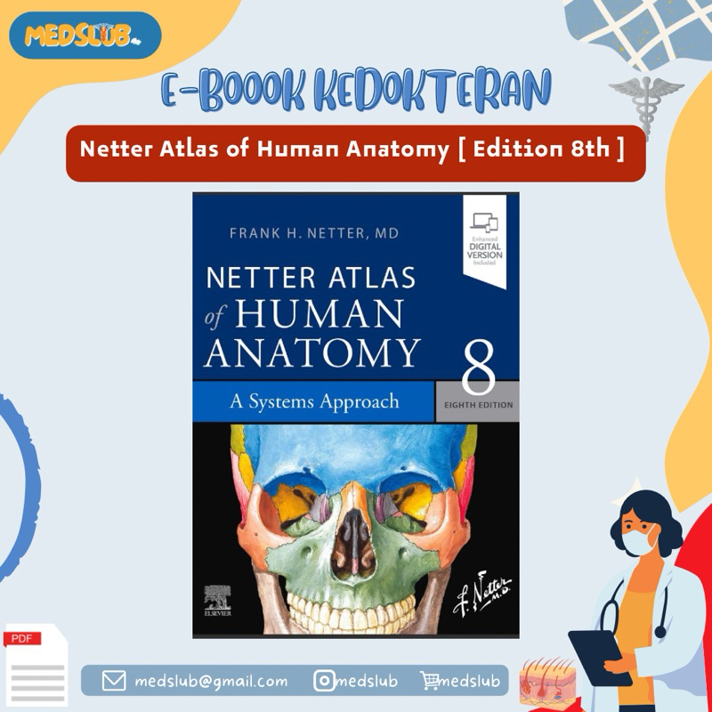 Jual Netter Atlas of Human Anatomy [Edition 8th] | English Version ...
