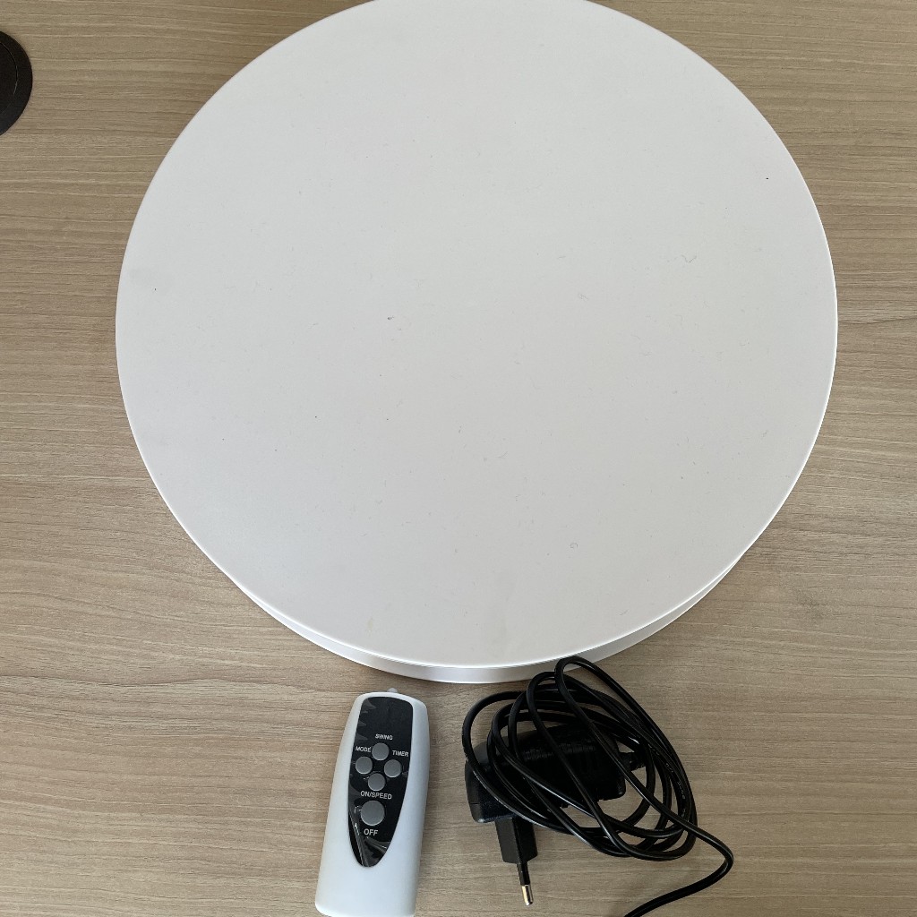 Jual Display Putar Turntable Turn Table Adjust Speed Remote Rotasi 360 ...