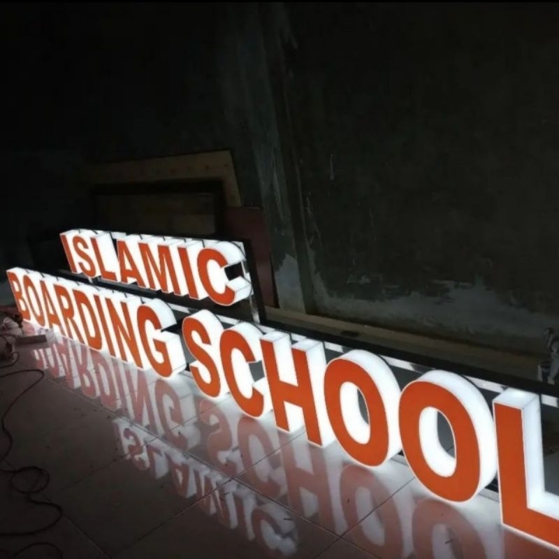 Jual Huruf timbul akrilik led sign letter box letter letter akrilik ...