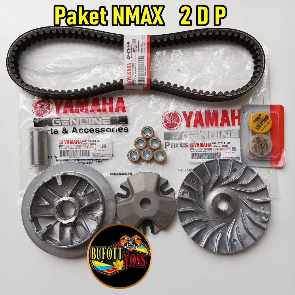 Jual PAKET CVT KOMPLIT YAMAHA NMAX AEROX LECI V-BELT 2DP RUMAH ROLLER ...