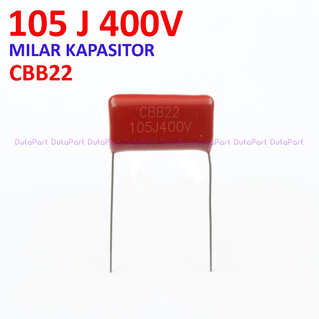 Jual CBB22 105J400 105 1uF 400V Milar Mylar CBB Kapasitor Capasitor ...